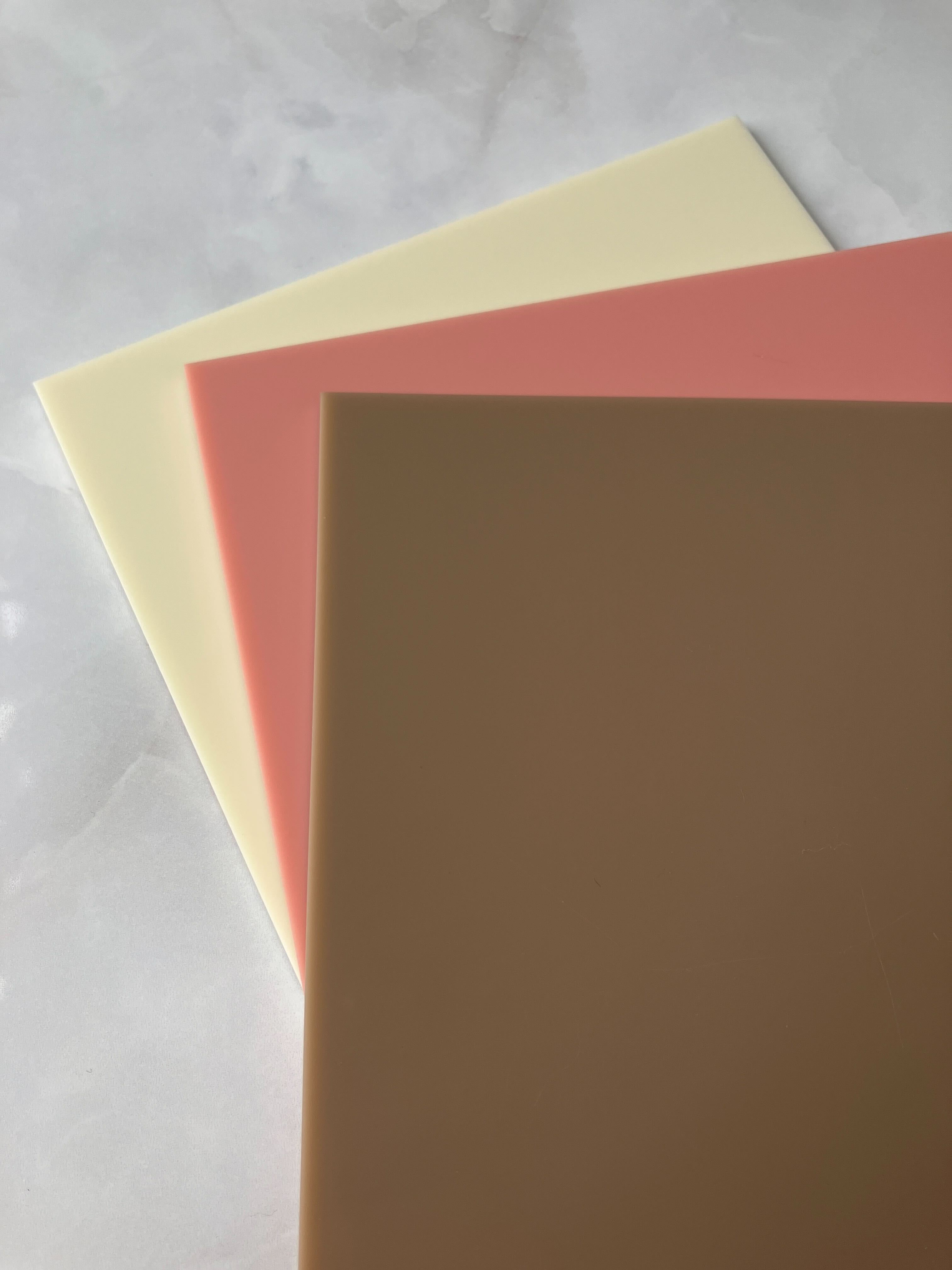 Neapolitan Color Pack - 3 Acrylic Sheets - 11.75" x 19" – OPC Plastics